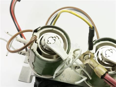 Ceramic Variable Resistor Closeup In Detail Stock Image Image Of Tool