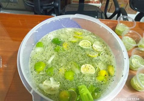 Resep Es Tipislasih Timun Jeruk Nipis Selasih Oleh Ana Rozanah Cookpad