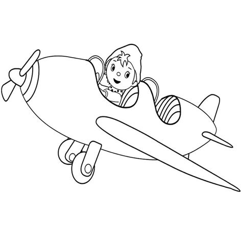 Coloriage Oui Oui 44545 Dessins Animés Dessin à colorier