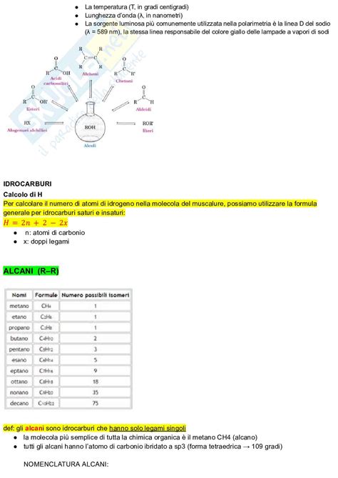 Riassunto Esame Chimica Organica Prof Christodoulou Michail