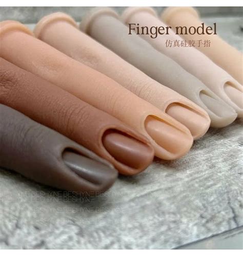 손 마네킹 네일 연습 실리콘 손가락 도구 모델 관절 구부릴 수 있는 가짜 아트 Diy 매니큐어 훈련 액세서리 티몬