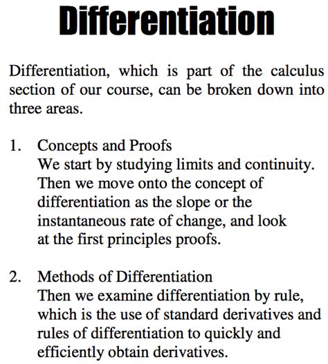Differentiation Emaths Ie