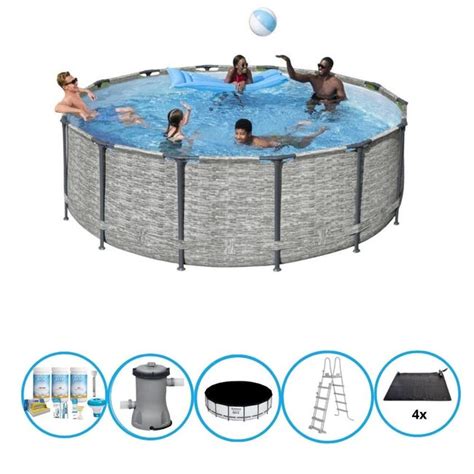 Bestway Piscine Steel Pro Max Plus Des Accessoires 427x122 Cm