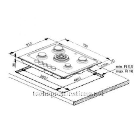 Whirlpool AKT IX Built In Hob Tech Specs