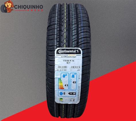 Pneu 175 65R14 Continental ContiPowerContact 82T Chiquinho Pneus E