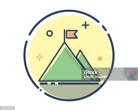 산 성공 아이콘 디자인 일러스트 레이 션 선 가득 스타일 디자인 0명에 대한 스톡 벡터 아트 및 기타 이미지 0명