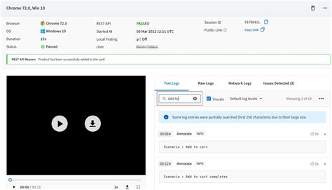 Log Contextual Information Using Console Annotations For Selenium Tests