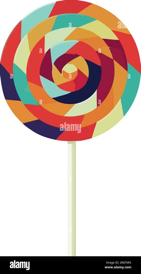 Spiral Candy Stick Design Stock Vector Image And Art Alamy