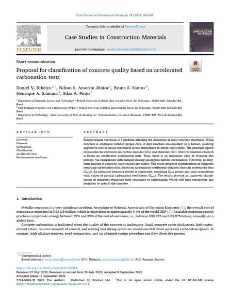 Proposal For Classification Of Concrete Quality Based On Accelerated Pdf Cement Corrosion