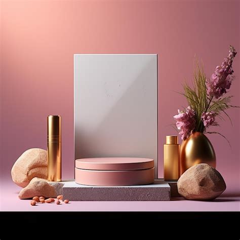 Premium Photo Cosmetic Background For Product Presentation Beige
