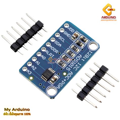 ADS1015 I2C ADC 4 Channel 12 Bit with Programmable Gain Amplifier Module ขาย Arduino อปกรณ