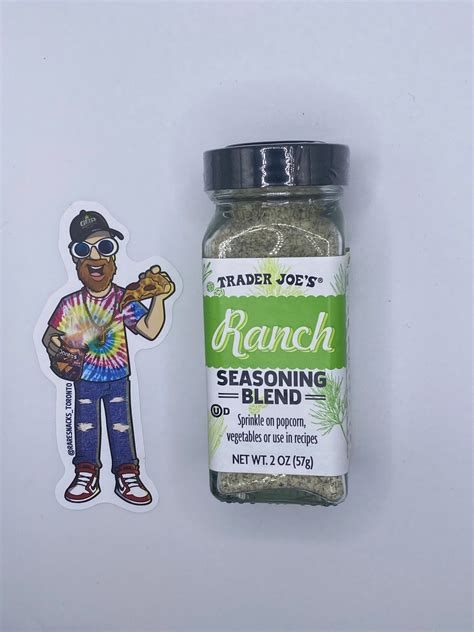 Trader Joe Ranch Seasoning Blend 2oz Raresnackstoronto