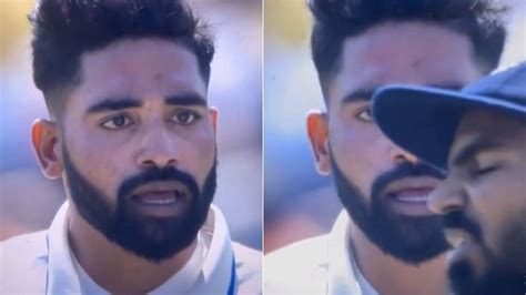 WATCH Mohammed Siraj Stares Srikar Bharat As He Advises Rohit Sharma