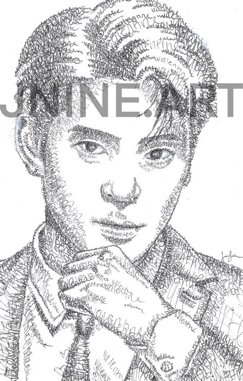 NCT Jeong Jaehyun Word Art Valentine Drawing Print Etsy