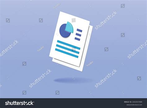 Data Sheet Graph Concept On Blue Stock Vector Royalty Free 2201937489 Shutterstock