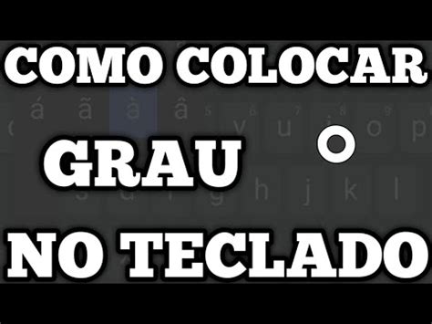 COMO COLOCAR PRIMEIRO NO TECLADO YouTube