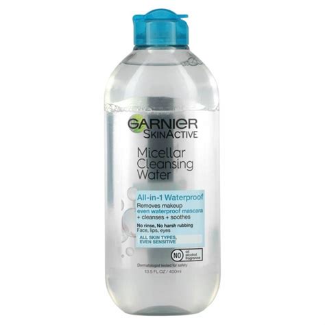 Garnier, SkinActive, мицеллярная очищающая вода, средство для снятия ...