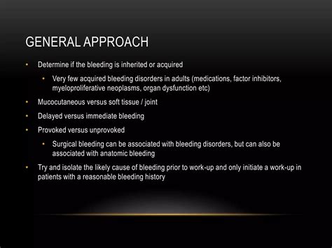 Bleeding Disorders Pptx