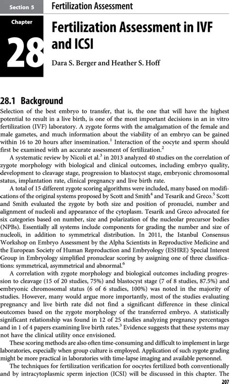 Fertilization Assessment Section 5 Principles Of Ivf Laboratory Practice