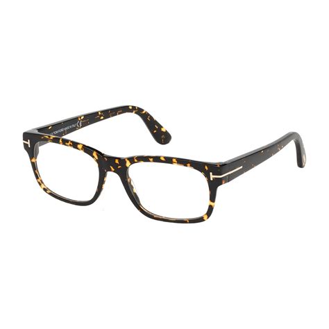 Mens Square Optical Frames Dark Havana Luxury Eyewear Touch Of