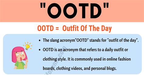 Ootd Meaning What Does The Trendy Term Ootd Mean And Stand For