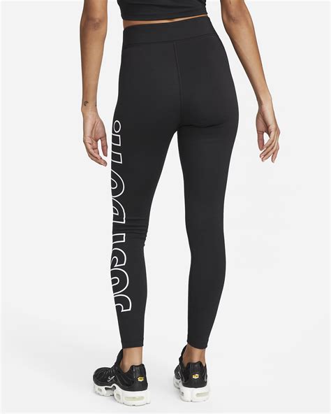 Nike Sportswear Classics Womens Graphic High Waisted Leggings Nike No
