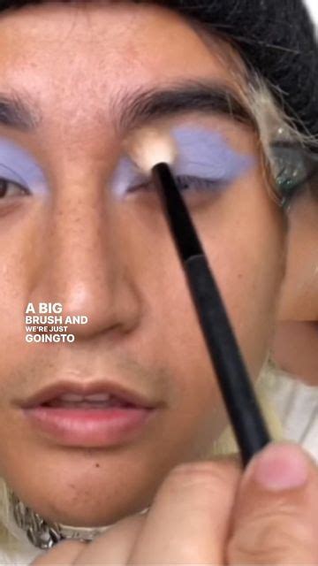 Filipino Non Binary Mua On Instagram Blue Makeup Hooded Eyes More