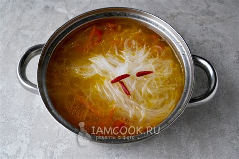 Китайский суп с фунчозой и соевым соусом — рецепт с фото пошагово