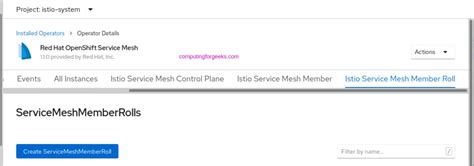 How To Install Istio Service Mesh On Openshift 4x Computingforgeeks
