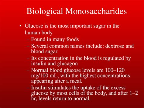 solution glucose and other biological monosaccharides carbohydrates