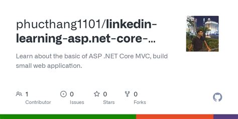 Github Phucthang1101linkedin Learning Core Mvc Learn About