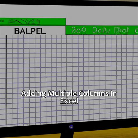 How To Add A Column In Excel Anders Fogh