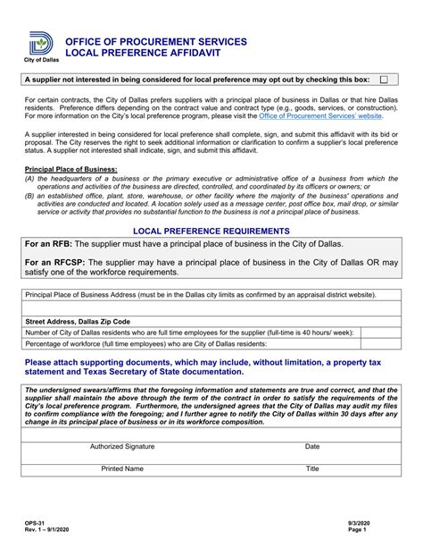 Form Ops 31 Fill Out Sign Online And Download Fillable Pdf City Of