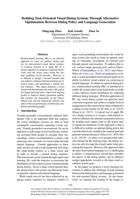 Pdf Building Task Oriented Visual Dialog Systems Through Alternative