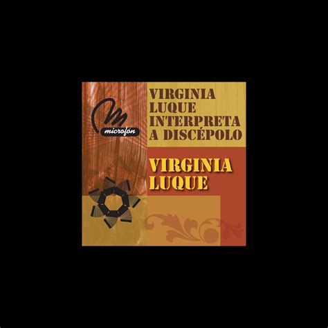 Virginia Luque Interpreta A Discépolo” álbum De Virginia Luque En Apple Music