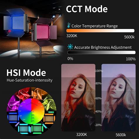 Gvm Rgb Led Video Light With Bluetooth Control 880rs 60w Photography