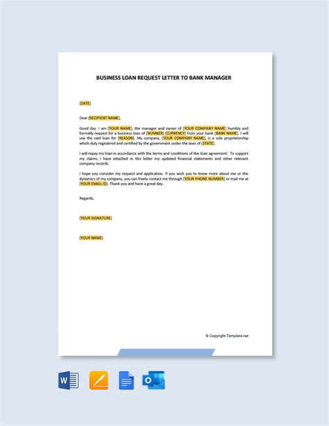 Loan Statement Request Letter Format