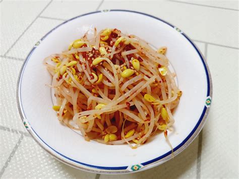 빨간콩나물무침 콩나물반찬 레시피