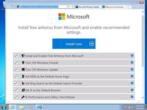 Install Free Antivirus From Microsoft And Enable Recommended Settings
