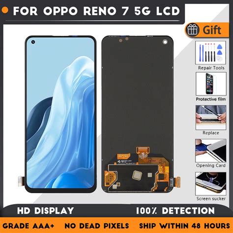 643” Amoled For Oppo Reno 7 5g Lcd Lcd Display Touch Screen Assembly