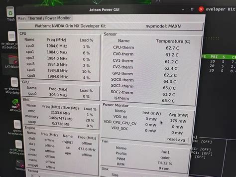 Jetson Power GUI Parameters For Jetson Orin Nx Are Not Displaying Properly Jetson Orin Nano