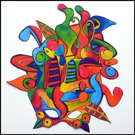 Masque Picasso par Le tour de mes idées jenseigne fr