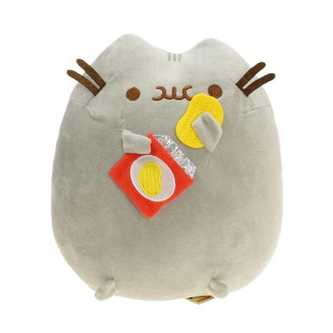 Мягкая игрушка "PUSHEEN THE CAT" ("Кот Пушин") с пончиком - купить с ...