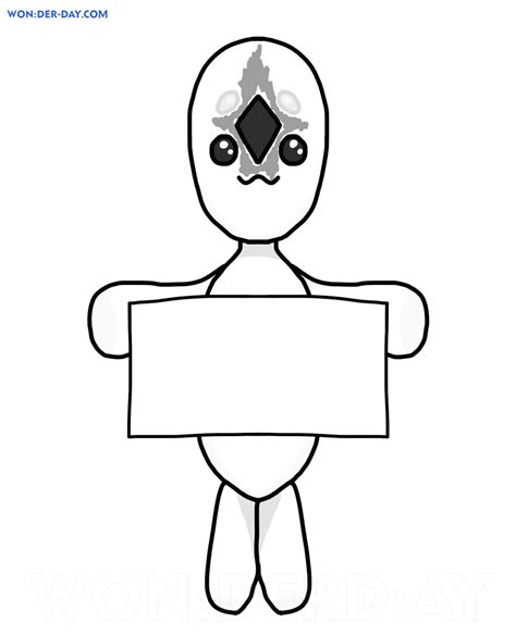 Scp 173 Coloring Pages Printable Coloring Pages