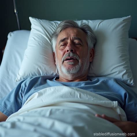 Patient In Hospital Bed Stable Diffusion Online