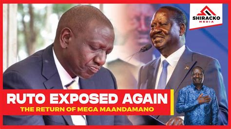 KENYA KWISHA RUTO S TRICKS TO FOOL KENYANS EXPOSED ON A LIVE CAMERA