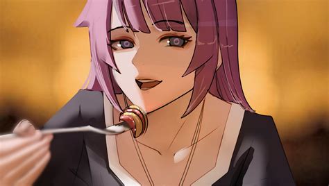 Senjougahara Hitagi Monogatari And 1 More Drawn By Notgustiarp Danbooru