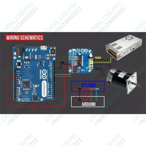 Ibt2 Bts7960b Bts7960 Module In Pakistan Digilogpk