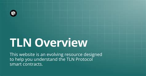 Tln Overview Tln Protocol
